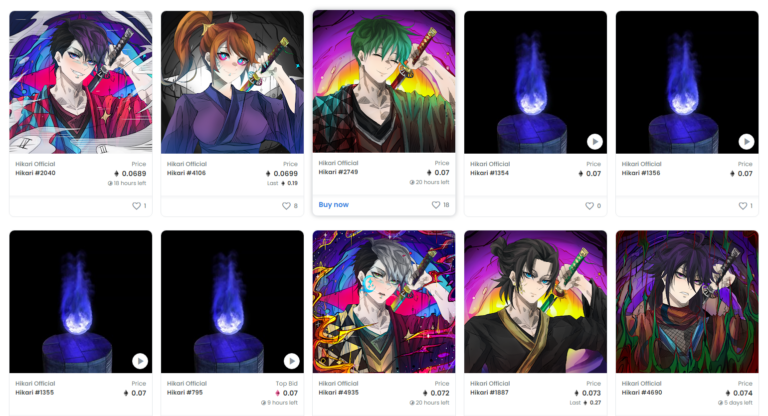 Anime Themed NFT Projects | Crowdcreate